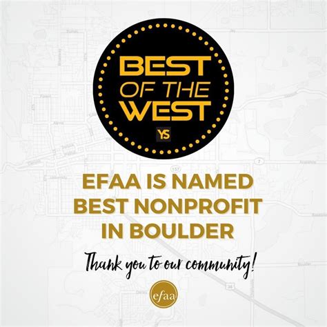 Wow What An Honor Efaa Was Named Best Nonprofit In Boulder By Readers