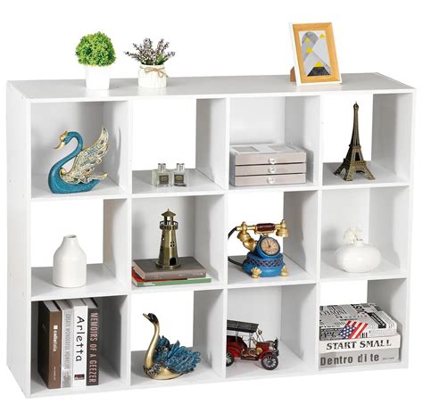 Codyinfi 12 Cube Storage Shelf Organizer Bookshelf With Open Back Closet Cabinet Diy Plastic