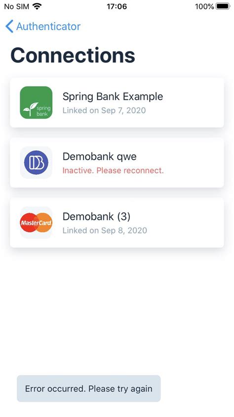 fix error message constraints · issue 172 · saltedge sca authenticator ios · github