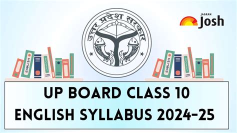 Up Board Class 10th English Syllabus 2024 25 Download Class 10 Syllabus Download Pdf