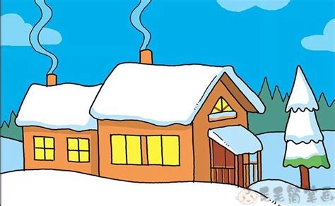 雪地里简笔画怎么画 雪地怎么画简笔画 雪怎么画简笔画 大山谷图库