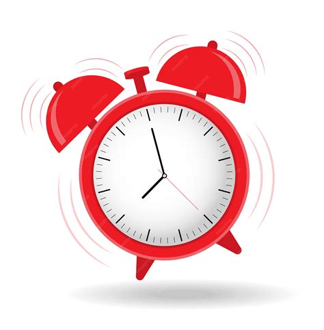 Reloj De Dibujos Animados De Color Clipart Ilustración Vector Premium