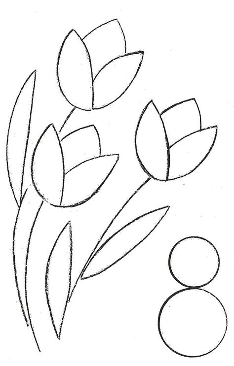 весенняя шаблоны для аппликаций