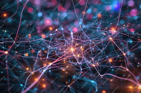 Premium Ai Image This Computergenerated Image Showcases A Network Of