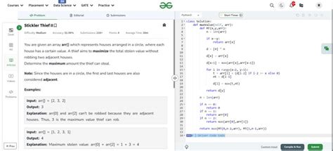 geekstreak2025 gfg160 geeksforgeeks codingjourney dynamicprogramming… radhe tare
