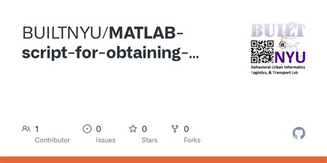 GitHub BUILTNYU MATLAB Script For Obtaining Market Equilibrium Of Multimodal Design