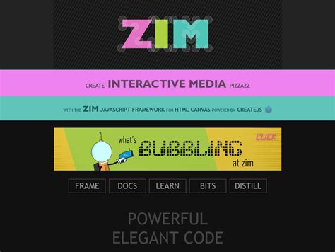 Logo Play Interactive Logos With Zim Javascript Canvas Framework