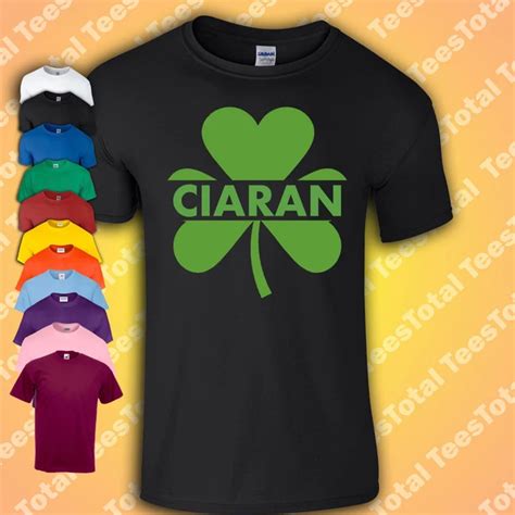 Personalised Shamrock Saint St Patricks Day T Shirt Irish Paddys
