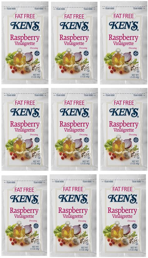 20 Count Salad Dressing Packets Individual Single Serve Salad