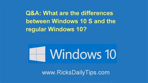 Q A What S Exactly Is Windows S