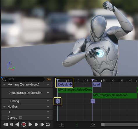 Animation Montage Editor In Unreal Engine Unreal Engine 56 Documentation Epic Developer
