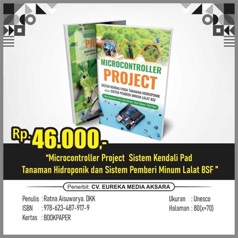 Jual Microcontroller Project Sistem Kendali Pada Tanaman Hidroponik Dan