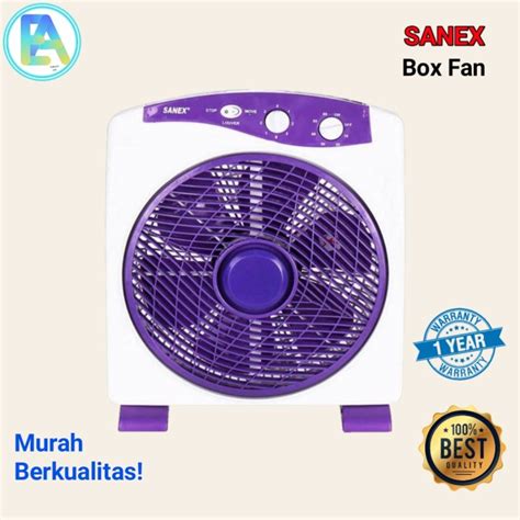 Jual Kipas Angin Kotak Duduk Inch Sanex Box Fan Kipas Murah Berkualitas Kab Karawang
