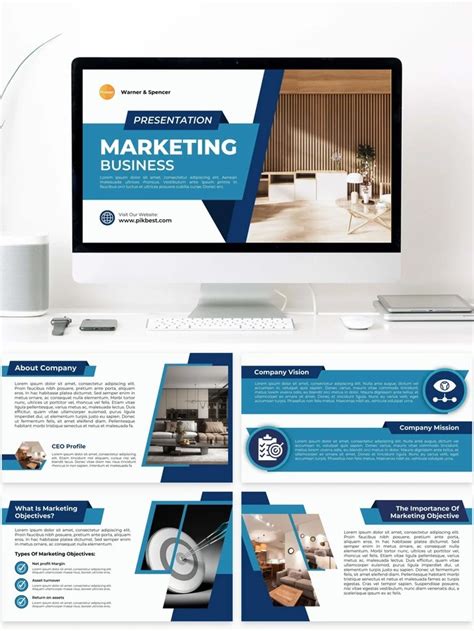 PowerPoint Về Chủ đề Kinh Doanh Nội Thất Mẫu PowerPoint
