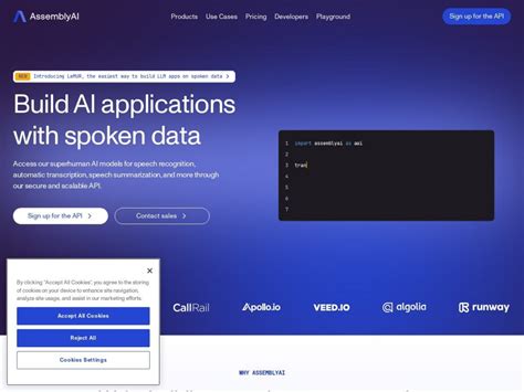Assemblyai Advanced Ai For Accurate Audio Transcription And Understanding Ai Fella