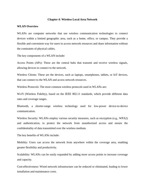 Chapter 4 Wireless 1 1 Pdf