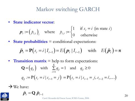Ppt The Continuous Limit Of Markov Switching Garch Carol Alexander
