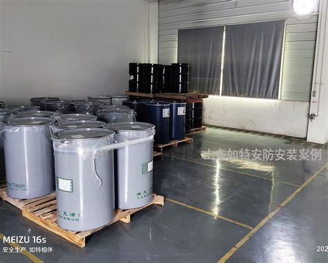 危化品仓库房安装如特有毒气体报警器探头 气体检测仪 气体探测器 山东如特安防设备有限公司