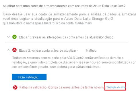 atualizar o armazenamento de blobs do azure com os recursos do armazenamento do azure data lake