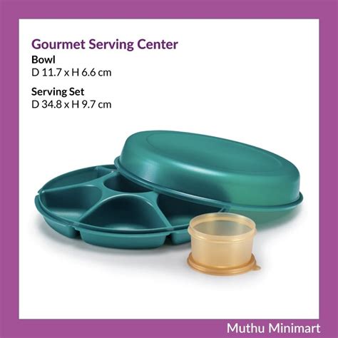 Original Tupperware Gourmet Serving Center Kitchen Serveware