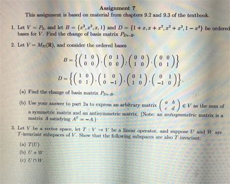 Solved Assignment 7 This Assignment Is Based On Material