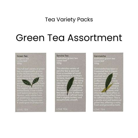 Green Tea Assortment Joyfully