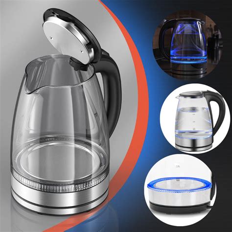 Ապակյա էլեկտրական թեյնիկ լուսային էֆեկտով