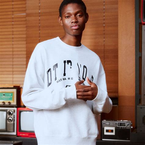 Broken Arch Logo Sweater Melange Grey Deps