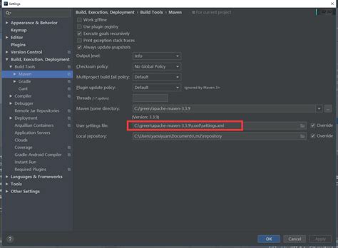 Maven Errorthe Specified User Settings File Does Not Exist