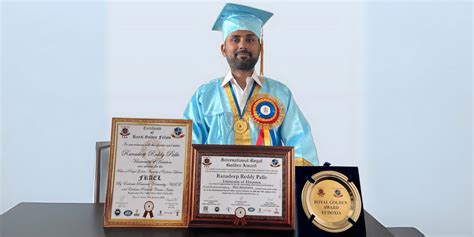 Ranadeep Reddy Palle A Visionary Leader Honored With The Royal Golden
