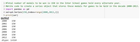 Python Series Practice Questions With Solutions Part I Series Creation Study Trigger