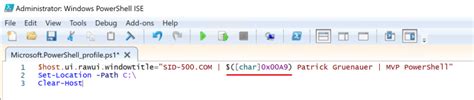 Powershell Customizing The Title Bar Of Your Powershell Console Window Sid 500com