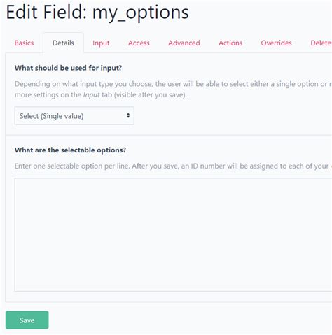 deletion warning when adding options to select options field · issue 47 · adrianbj