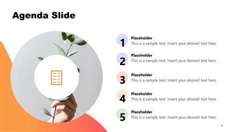 editable agenda ppt slide slidemodel