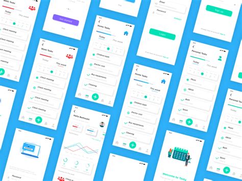 Tasky App Free Sketch Resource Sketch Elements