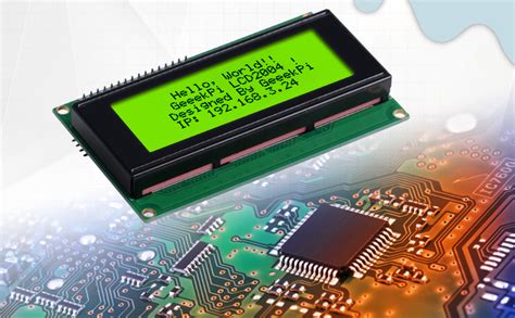 geeekpi iic i2c twi serial lcd 2004 20x4 display module