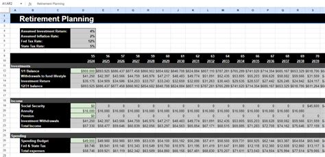 Retirement Planning Spreadsheets For Everyone