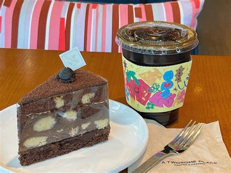 투썸플레이스 벨지안가나슈 케이크 콜드브루 먹어봤습니다 네이버 블로그