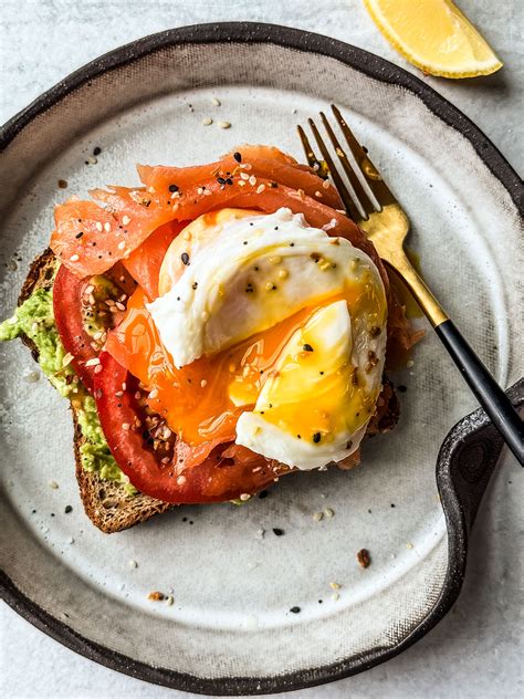 Smoked Salmon Avocado Toast W Poached Egg Killing Thyme