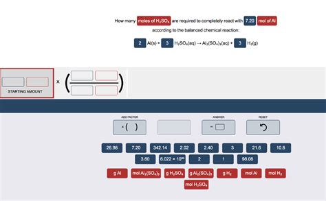 solved how many moles of h2so4 are required to completely