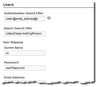 Configuring The LDAP Settings And Server