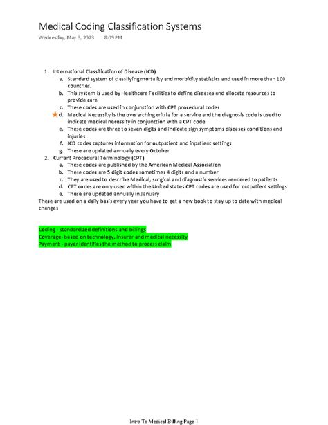 What Are The 4 Different Types Of Medical Coding Classification Systems At Caren Knuckles Blog