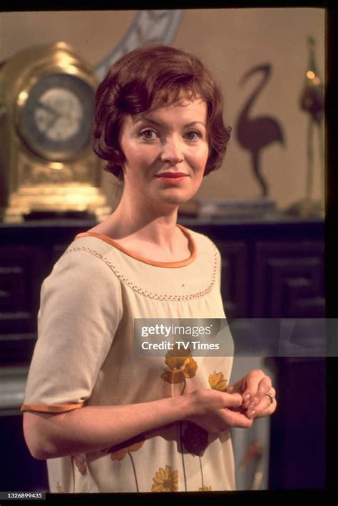 Actress Hannah Gordon In Character As Virginia Bellamy On The Set Of