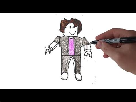 How To Draw Roblox Easy Step By Step Youtube