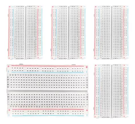 Kit Unidades Protoboard Breadboard Pontos Furos Pinos MercadoLivre