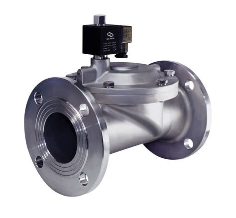 25 Inch Electric Solenoid Flange Process Valve Normally Open Wic Valve