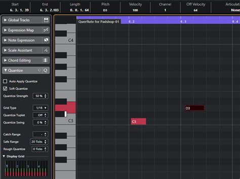 Quantization Soft Quantize Gets Blocked By Safe Range Cubase Steinberg Forums