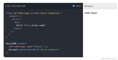 React类式组件与reactdomrender详解 Csdn博客