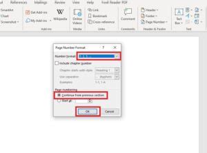 Microsoft Word Page Numbers Not Continuous Fix PresentationSkills Me