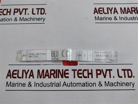Fuji Electric Ar30f0r 11r Push Button Switch Aeliya Marine